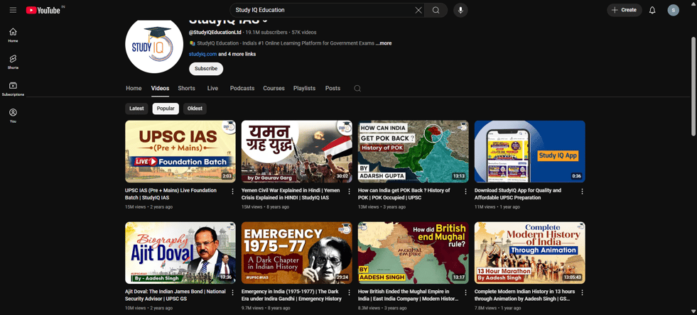 Top Educational YouTube Channels in India