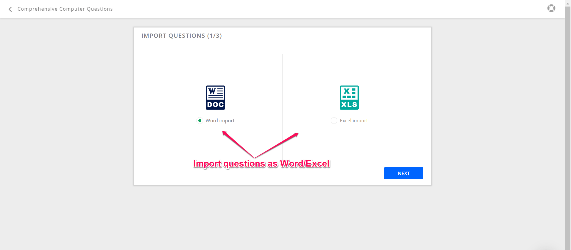 Question Pool – One stop spot to add, reuse and monitor your questions