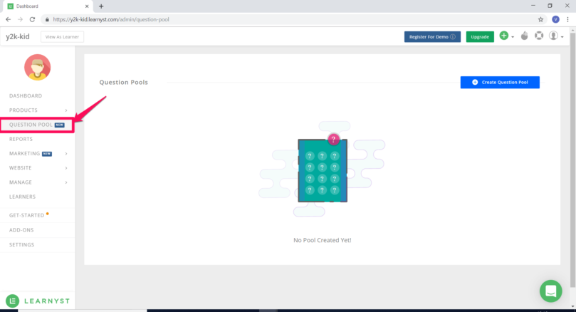 Question Pool – One stop spot to add, reuse and monitor your questions