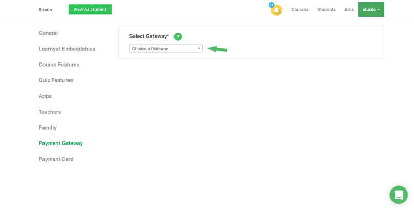 Razorpay payment gateway online teaching business on Learnyst platform
