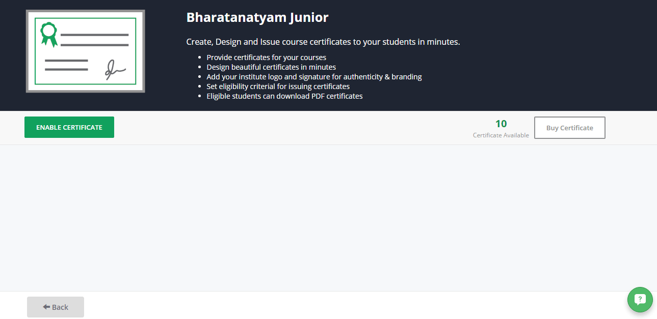 Online Course Certificate Design