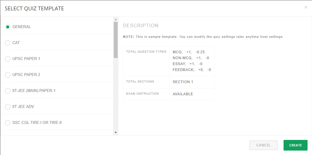 Create Mock Test Easily With Learnyst's Test Template